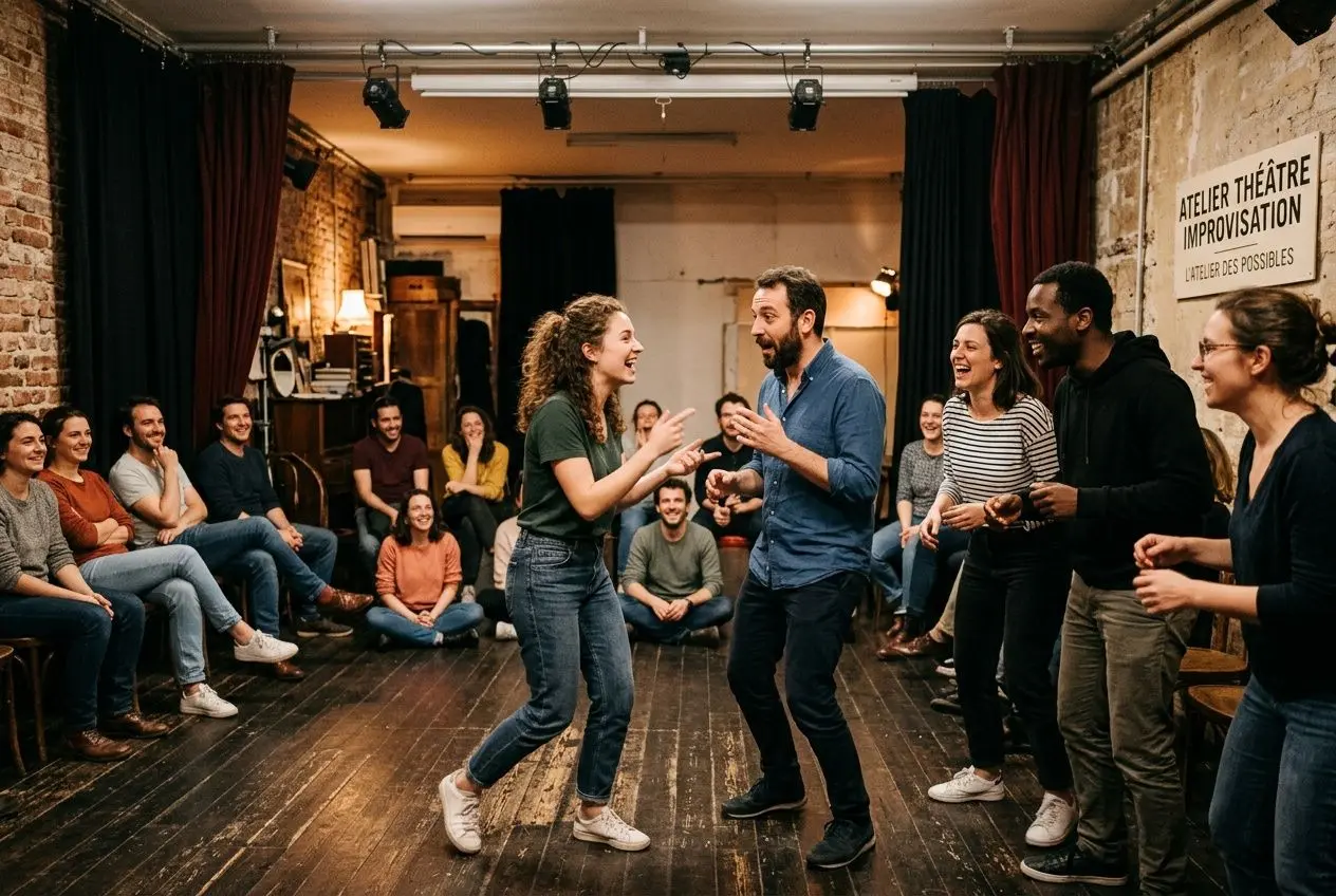 Atelier théâtre paris 9 : cours de théâtre et improvisation