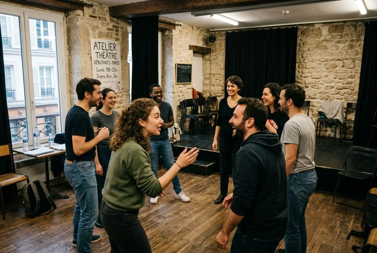 Atelier théâtre paris 9 : cours de théâtre et improvisation